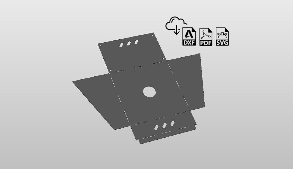 Towel Rag Box Dispenser Holder Rag-in-a-box Plasma DXF File - Etsy