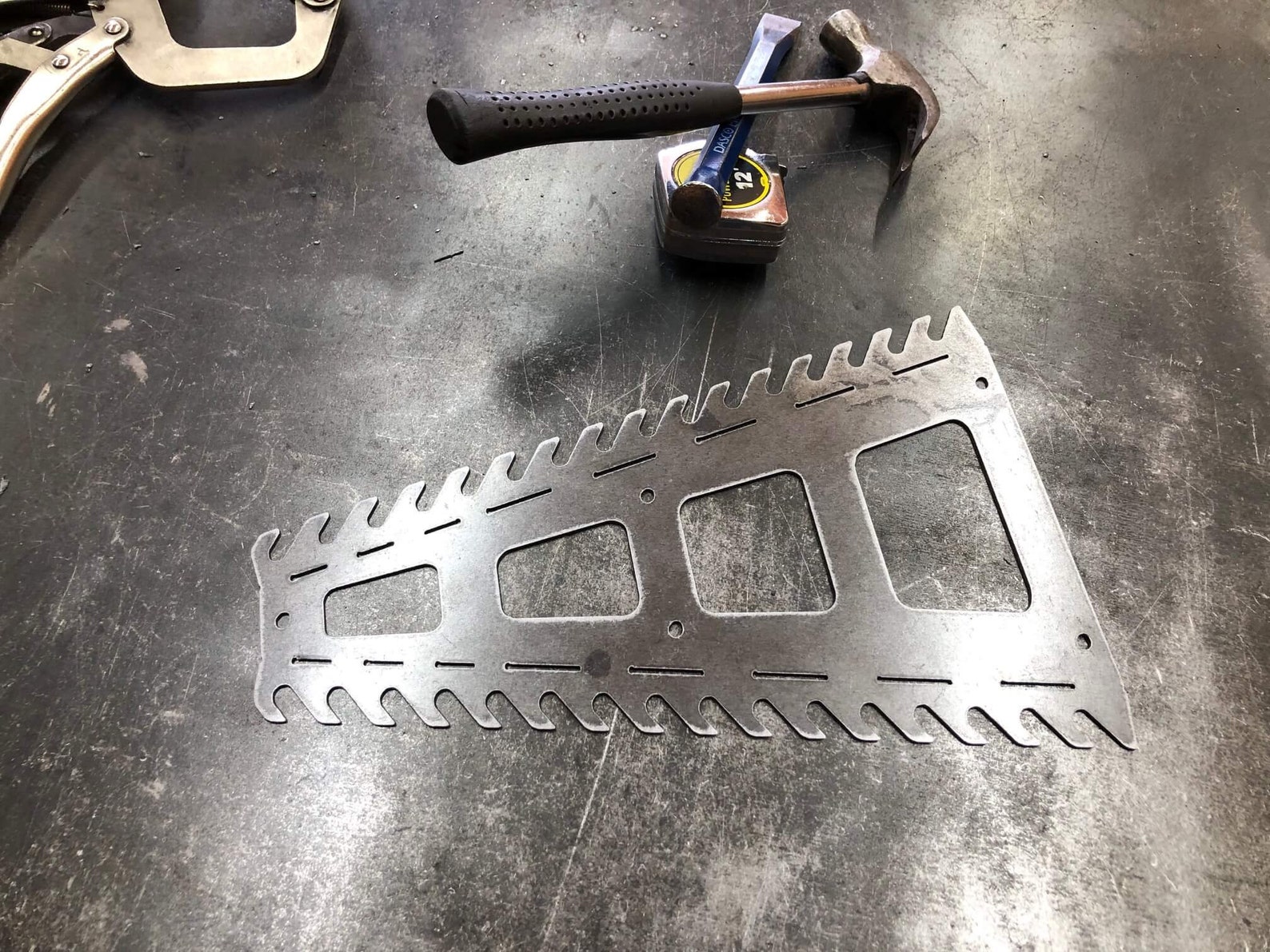 Wrench Holder 16 Tool Rack DXF Files for Plasma Cutting - Etsy