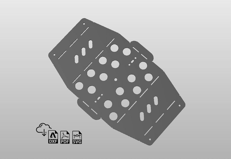 Spark Plug Storage Caddy 16 Rack DXF File for Plasma, Garage, Workshop ...