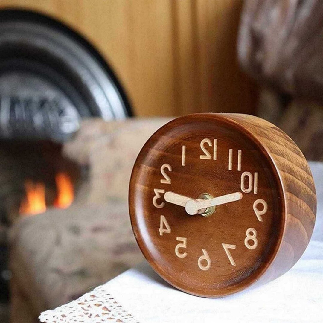 Desk & Table Analog Clock - Etsy