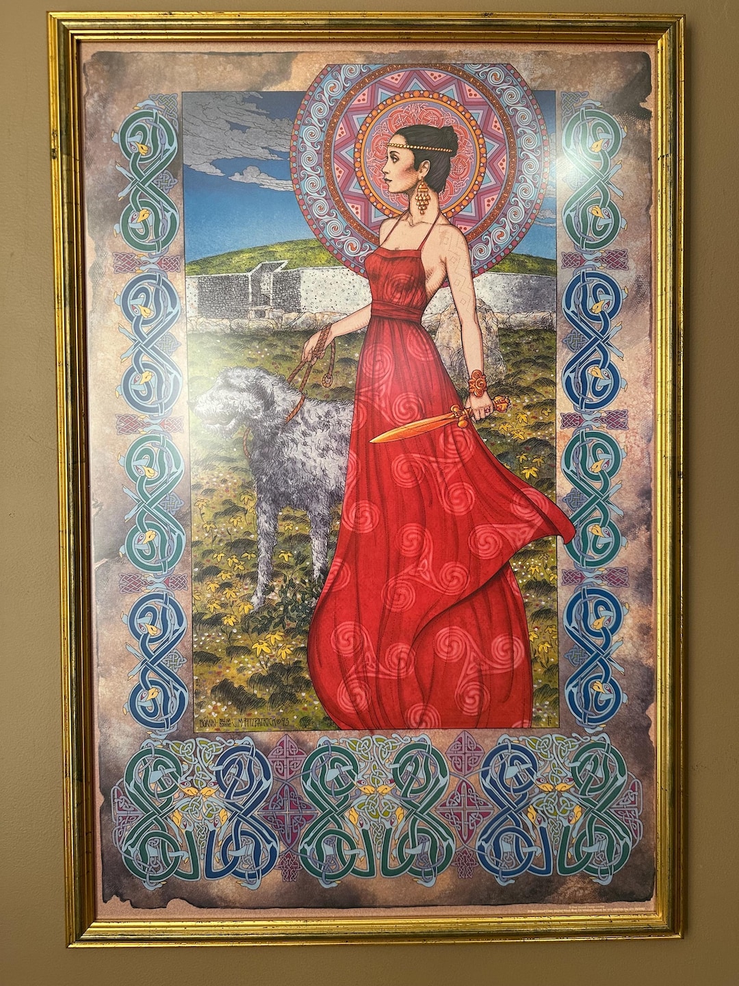 Boann Bru Na Boinne by Jim Fitzpatrick, Irish Celtic Fantasy Celtic ...