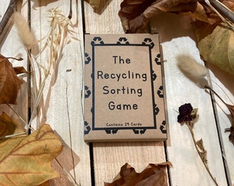 Printable Recycling Board Game Recycling Sorting Game Earth - Etsy
