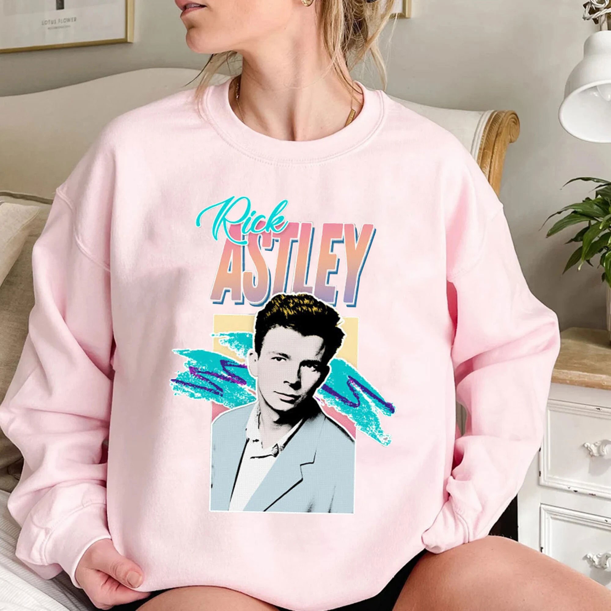Rick Astley 80s Aesthetic T-Shirt, Ideal Gift For Rick Astley Fans