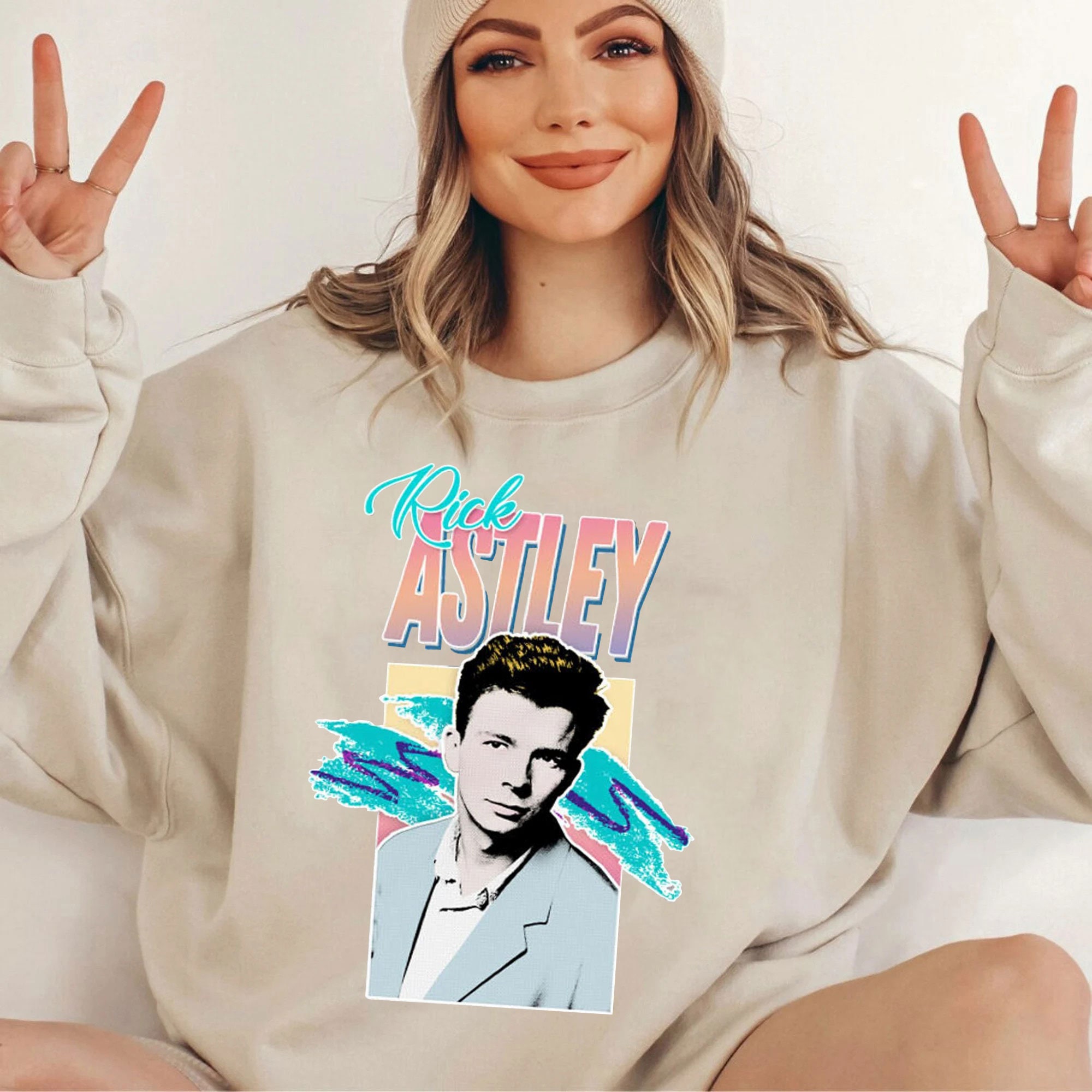 Rick Astley 80s Aesthetic T-Shirt, Ideal Gift For Rick Astley Fans