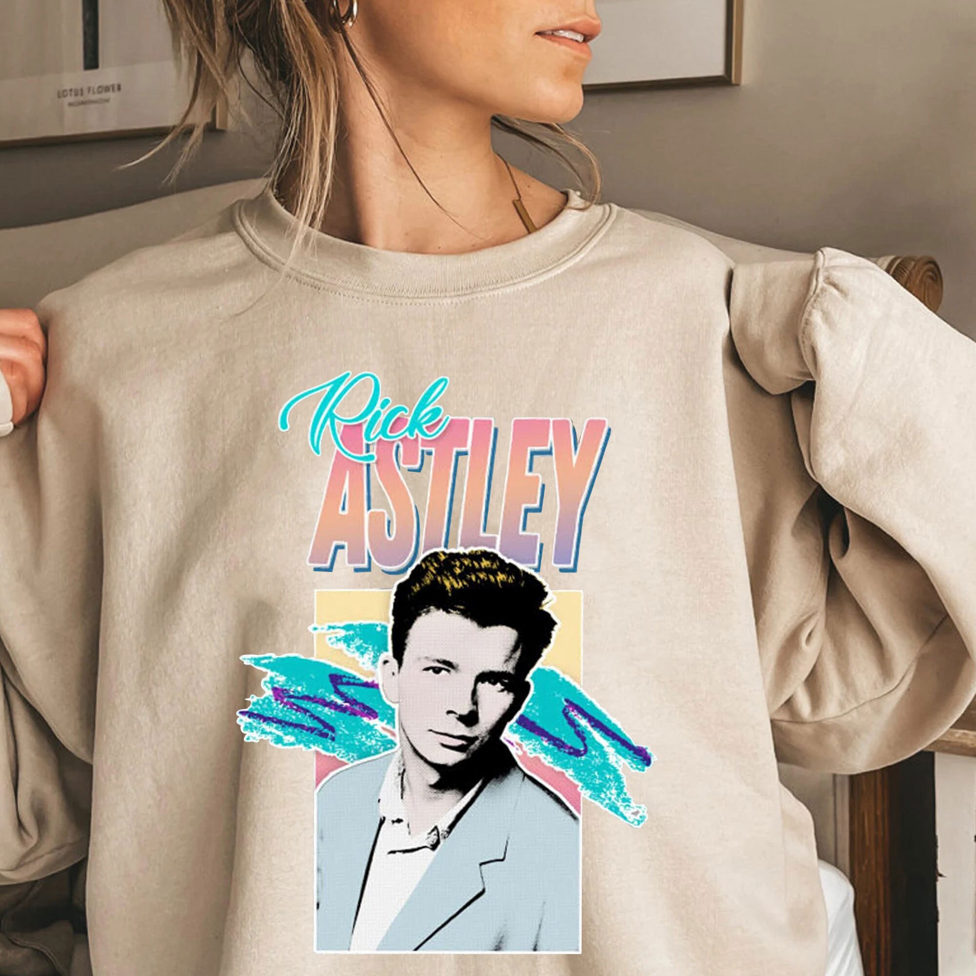 Rick Astley 80s Aesthetic T-Shirt, Ideal Gift For Rick Astley Fans