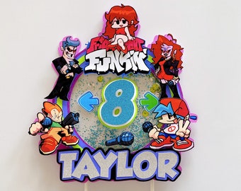 Friday Night Funkin Birthday Cake | Etsy