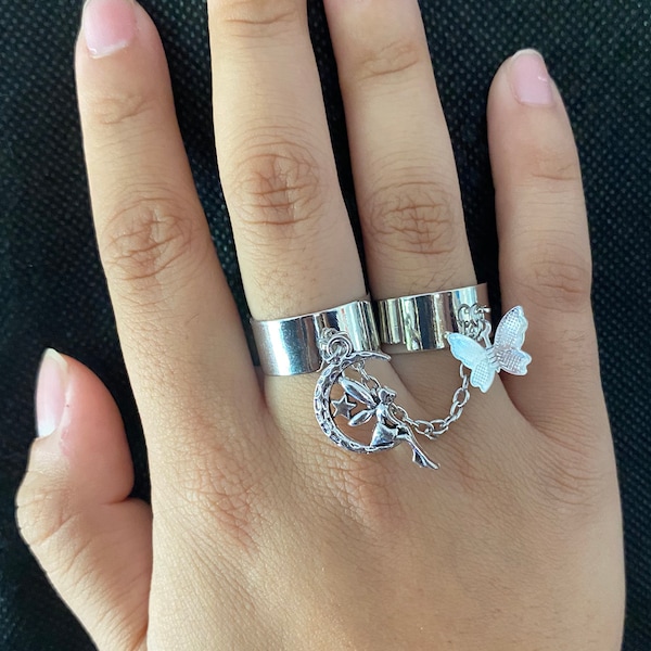 Connected Rings - Etsy