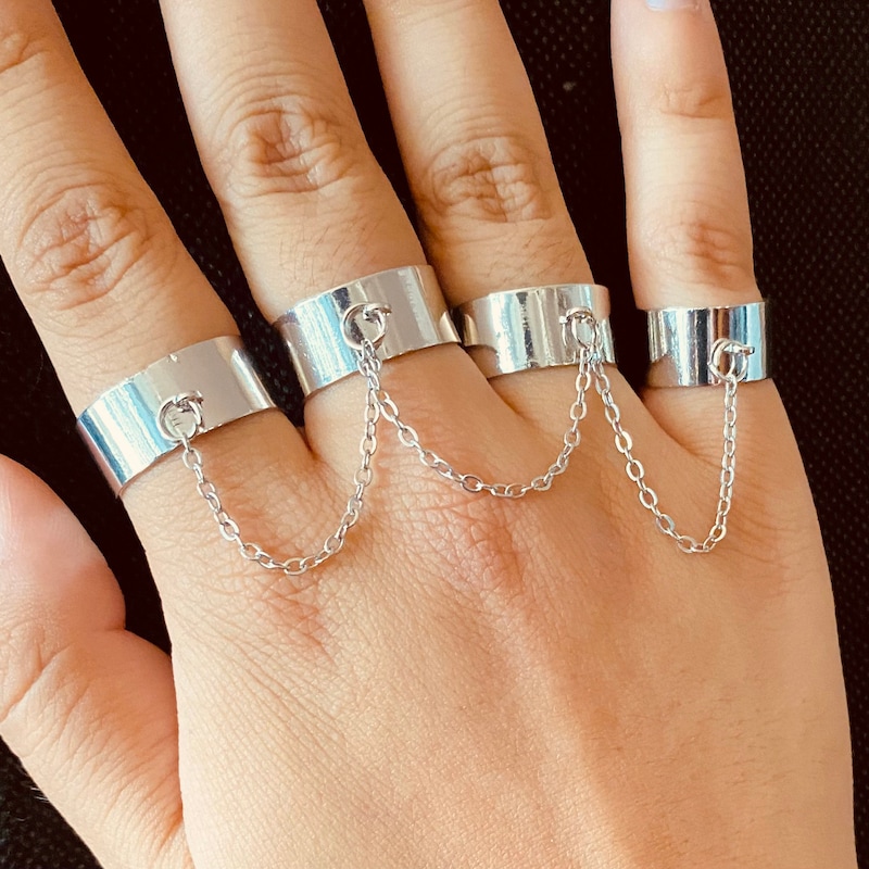 Four Finger Rings - Etsy