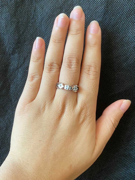 Dice Ring Rolling Dice Ring Gothic Silver Dice Ring - Etsy