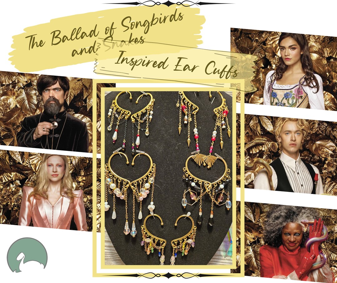 Ballad of Songbirds and Snakes Inspired Ear Cuffs |casca |tigris |lucy ...