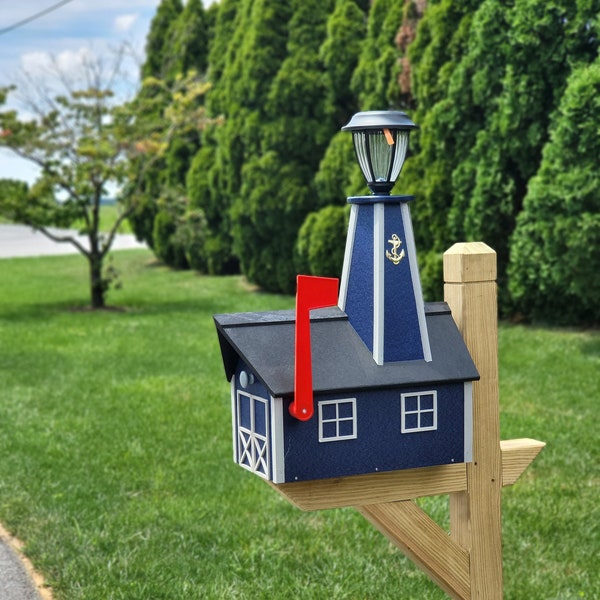 Solar Lighthouse - Etsy