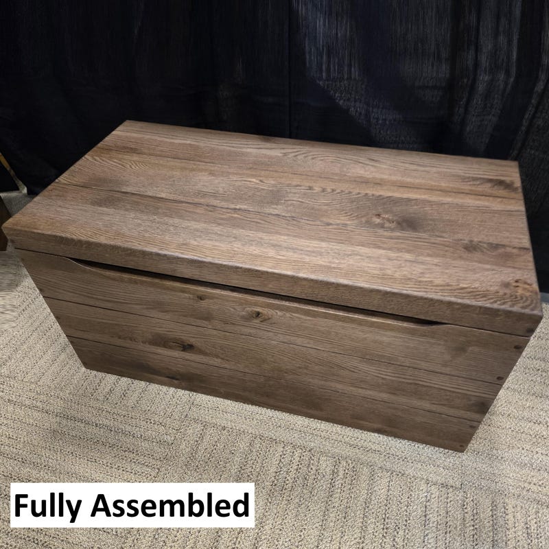 Antique Wood Toy Chest - Etsy