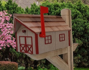 Cedar Shake Roof Mailbox - Etsy