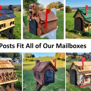 Mailbox Post, Multi Colors, Premium Wood, Southern Pine Treated, Fits ...