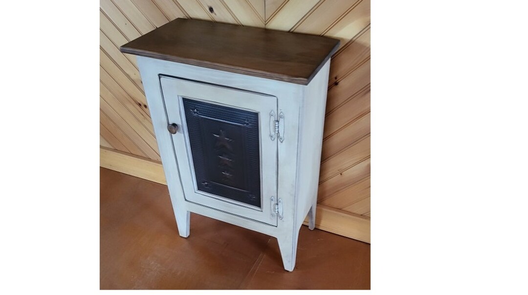 Rustic Small Cabinet Nightstand Primitive Cabinet Furniture home Décor ...