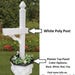 Mailbox + Post + Planter Kit, Amish Handmade, Poly Planter for Mailbox ...