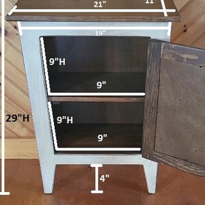 Rustic Small Cabinet Nightstand Primitive Cabinet Furniture home Décor ...