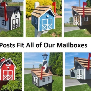 Mailbox Post, Multi Colors, Premium Wood, Southern Pine Treated, Fits ...
