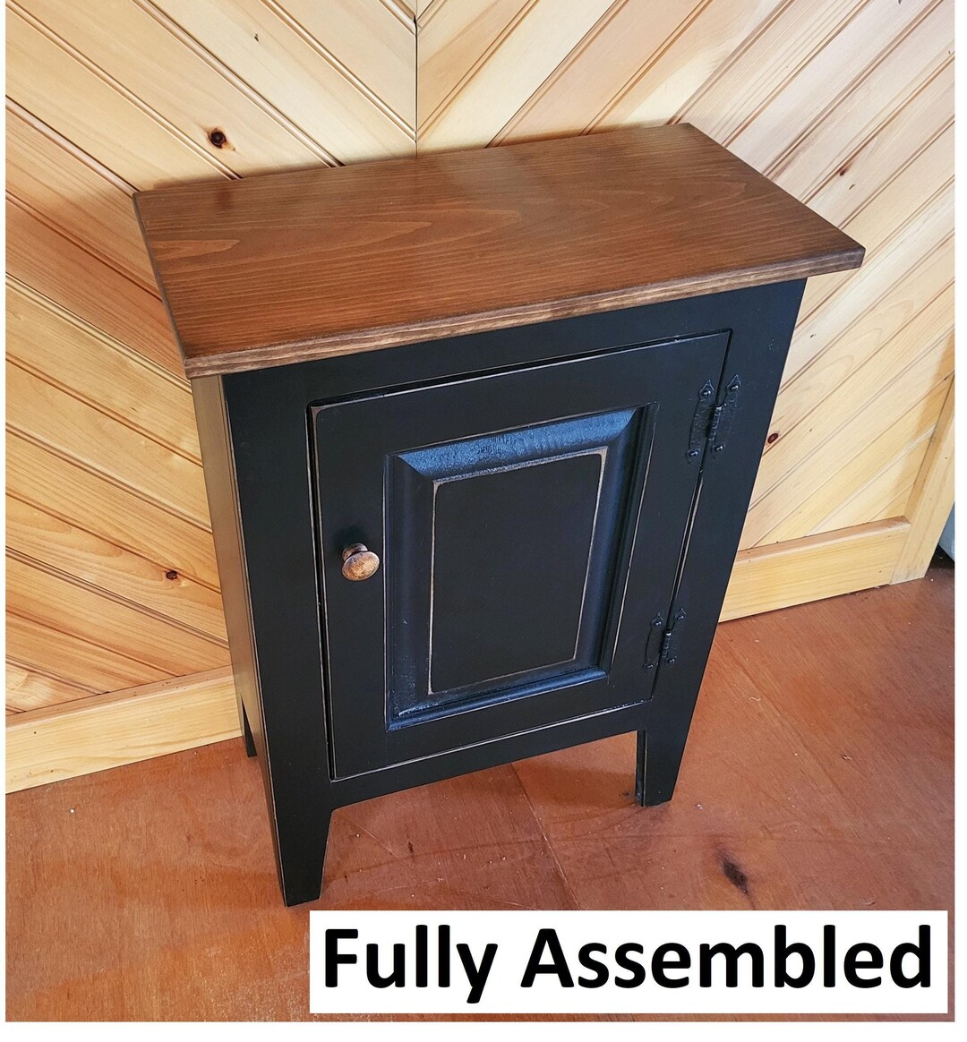 Handmade Cabinet Fully Assembled Nightstand Home Décor Primitive ...