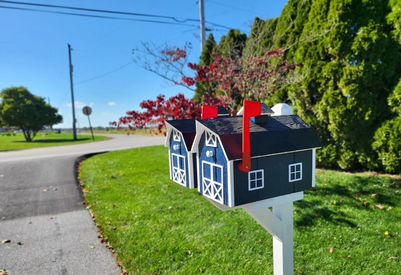 Mailbox Post for 2 Mailboxes in Multi Colors, Premium Wood, Southern ...