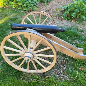 Yard Cannon - Decorative - Amish Handmade - Scale Cannon - Country ...