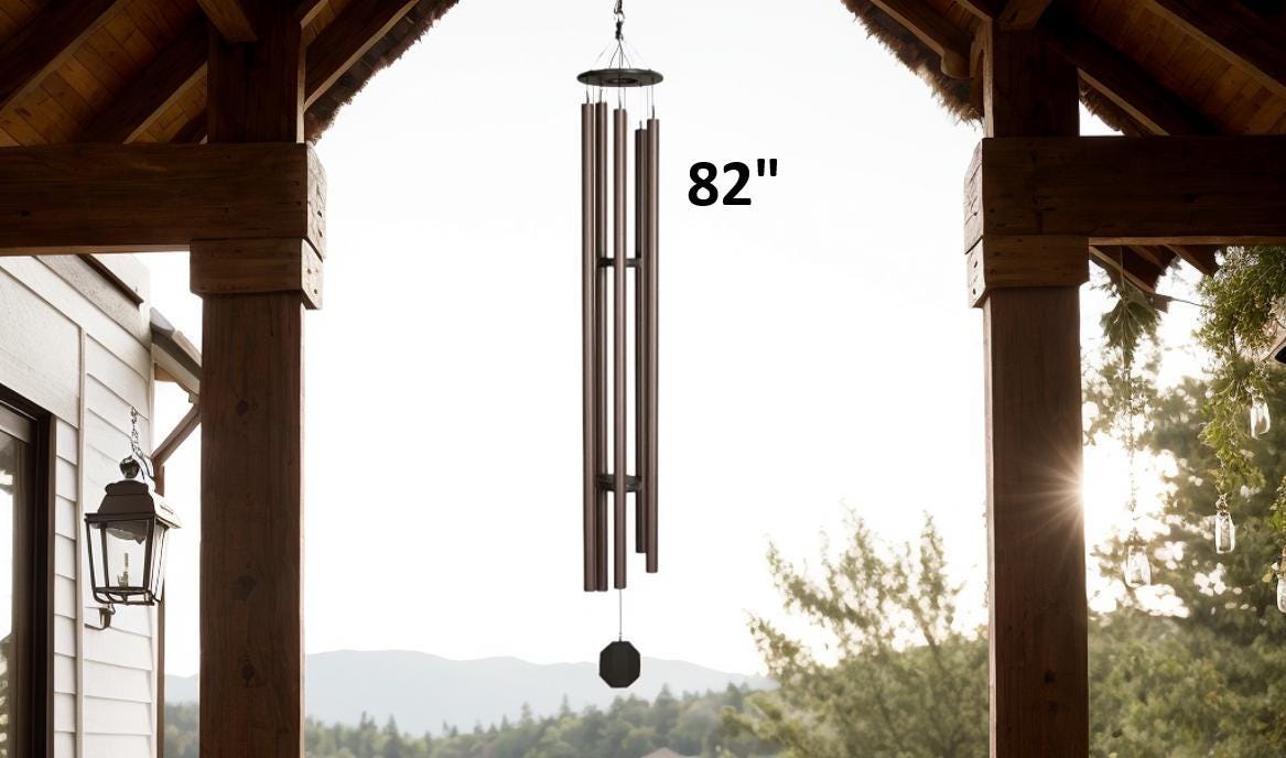 42"-82" Wind Chimes Amish Handmade - Deep Tone - Gifts - Melody - Sound ...