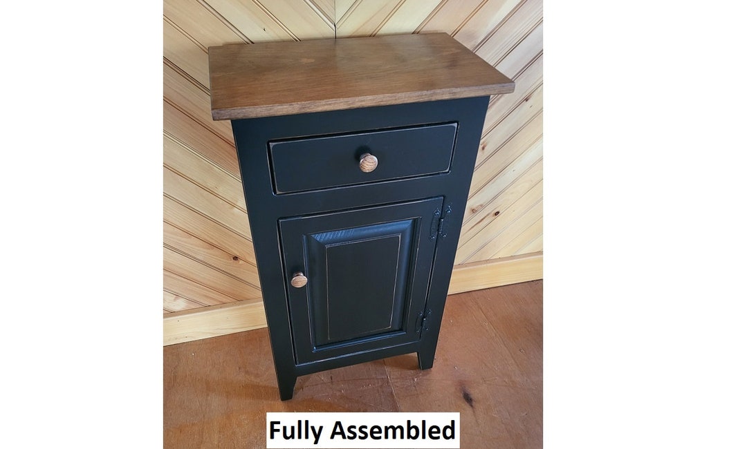 Cabinet With Drawer Fully Assembled Nightstand Furniture Home Décor End ...