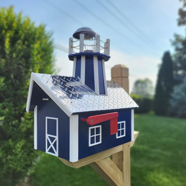 Outdoor Lighthouse Solar - Etsy