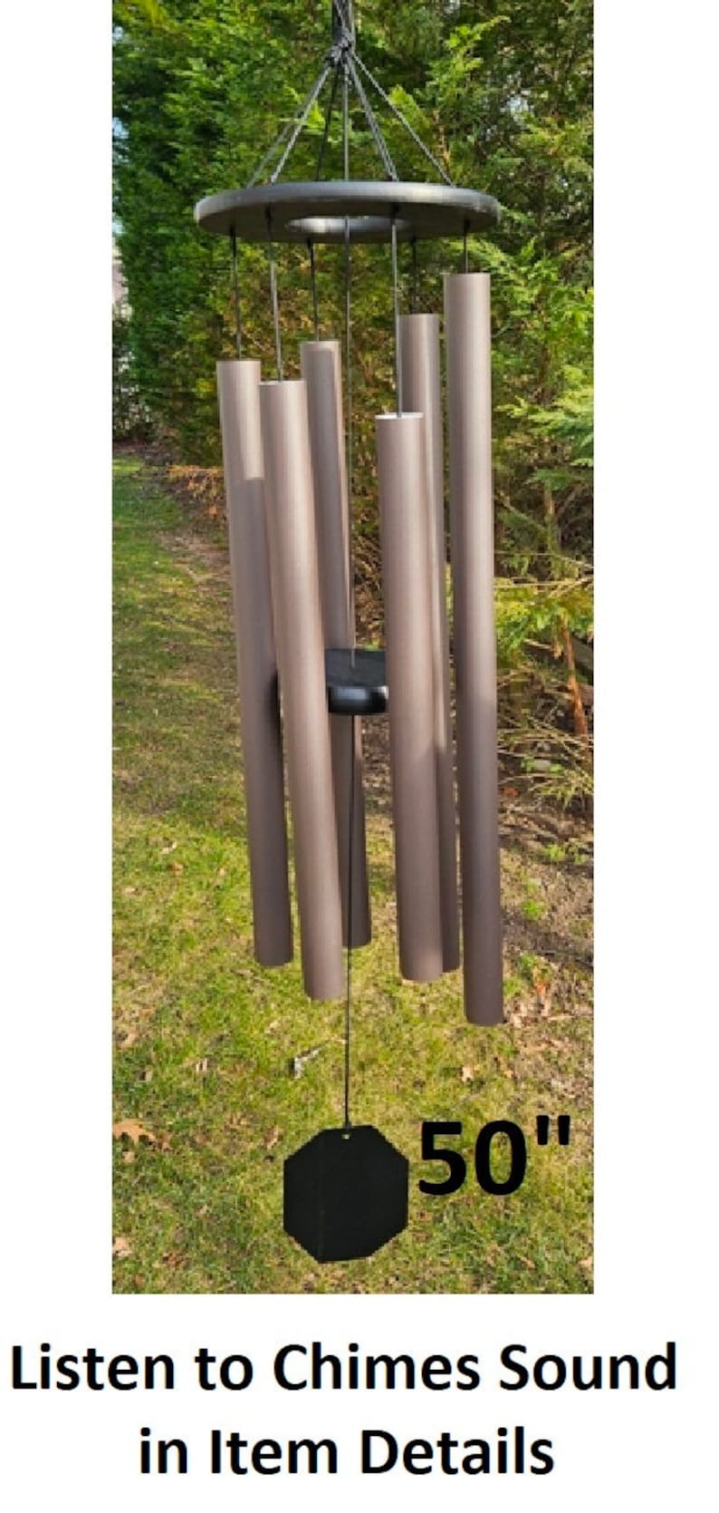 42"-82" Wind Chimes Amish Handmade - Deep Tone - Gifts - Melody - Sound ...