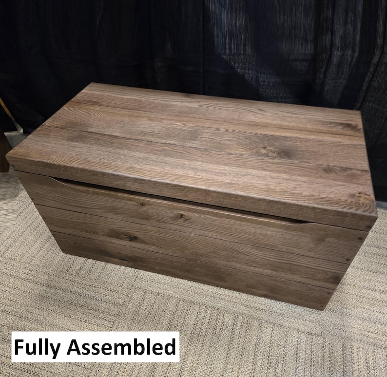 Amish Handmade Trunk - Toy Box - Storage Box - Vintage Chest Box ...