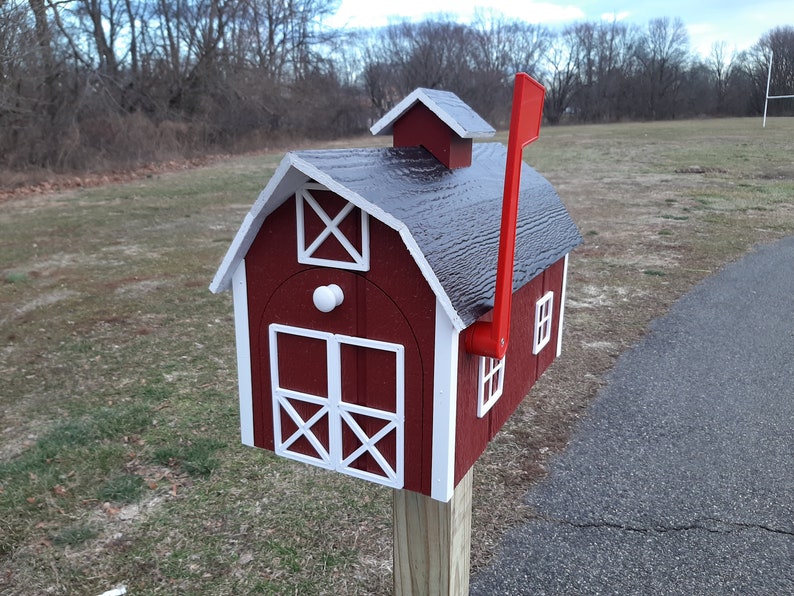 Dutch Amish Mailbox Handmade Wooden Choose Your Color Amish - Etsy
