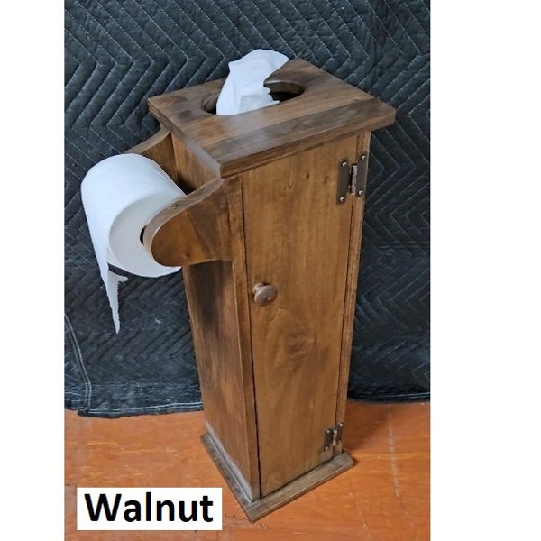 Free Standing Wooden Toilet Roll Holders - Etsy
