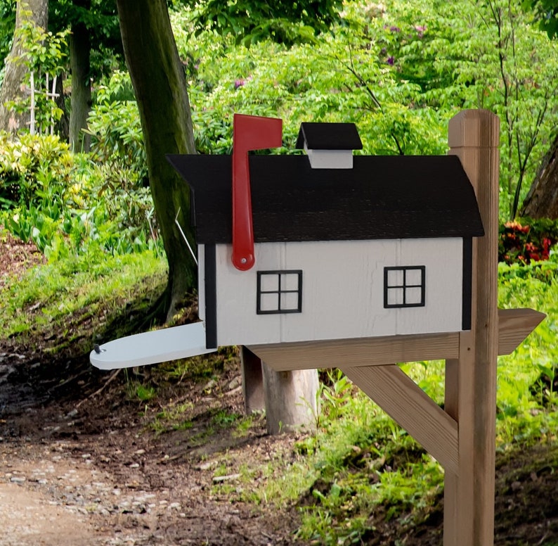 Dutch Amish Mailbox Handmade Wooden Choose Your Color Amish - Etsy