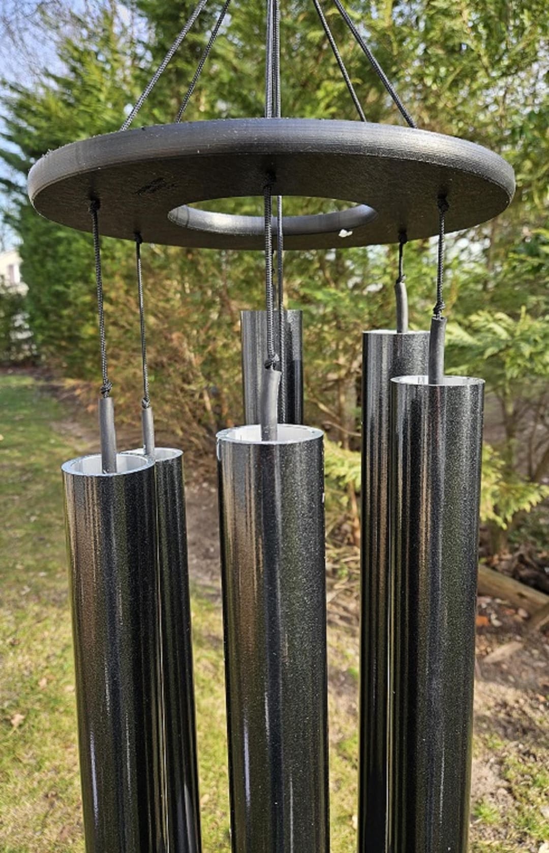 51"-84" Wind Chimes Amish Handmade - Aluminum Tubes - Gift - Deep Tone ...