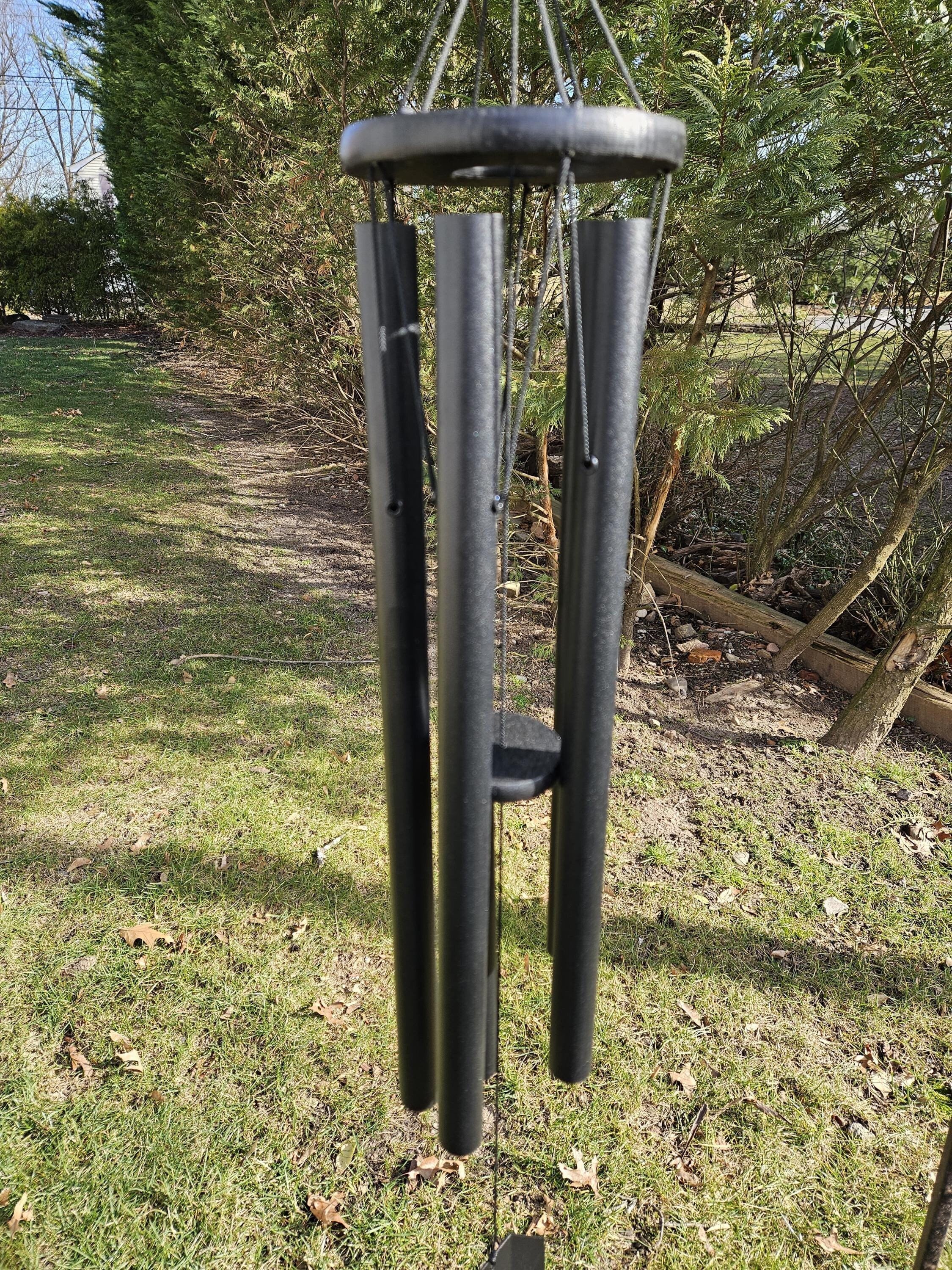 30"-66" Wind Chimes Amish Handmade - Deep Tone - Gift - Aluminum Tubes ...