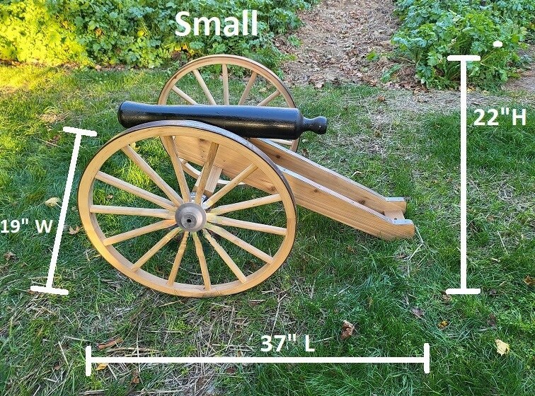 Decorative Scale Cannon - Yard Cannon - Antique Cannon - Amish Handmade ...