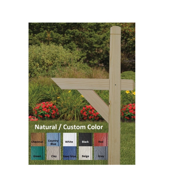 Mailbox Post Multi Colors Premium Wood Southern Pine - Etsy
