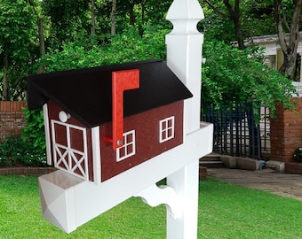 Barn Style Mailbox - Etsy
