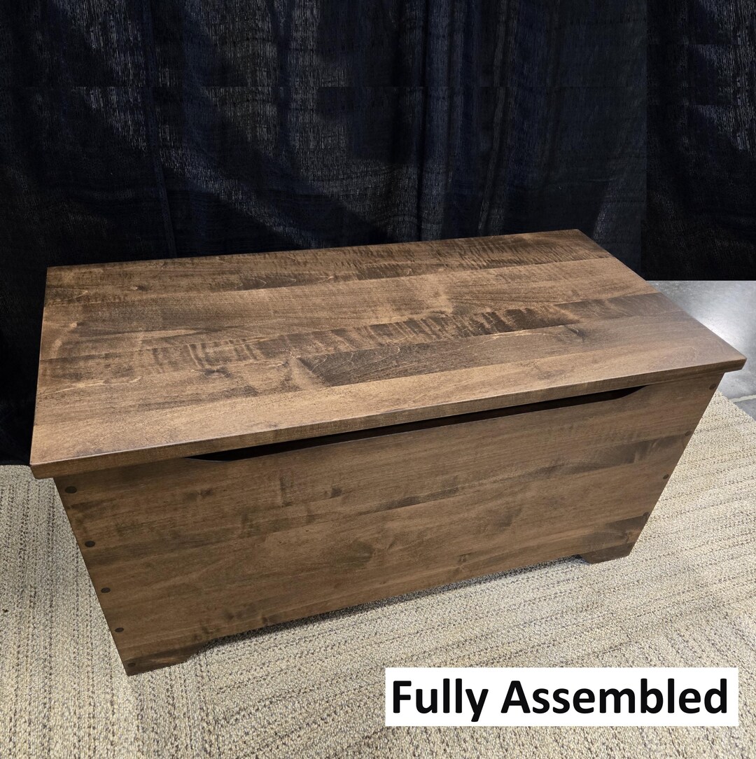 Amish Handmade Trunk - Toy Box - Storage Box - Vintage Chest Box ...