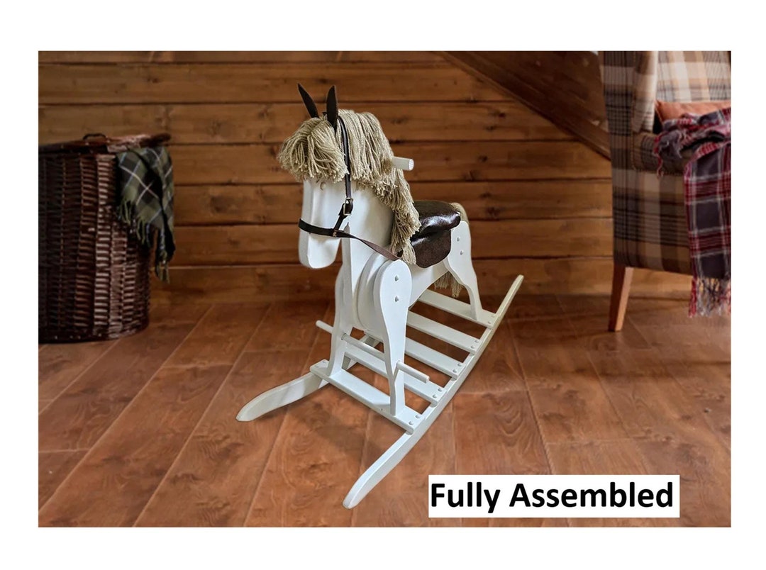 Children's Toy - Amish Handmade Rocking Horse - Vintage - Decorative ...