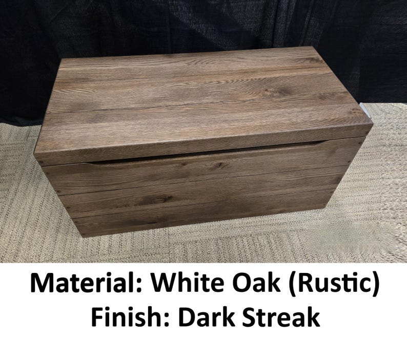 Amish Handmade Trunk - Toy Box - Storage Box - Vintage Chest Box ...