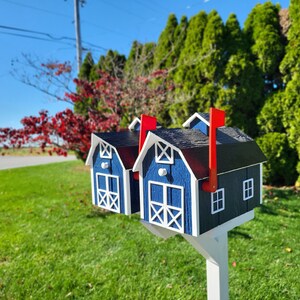 Mailbox Post for 2 Mailboxes in Multi Colors, Premium Wood, Southern ...