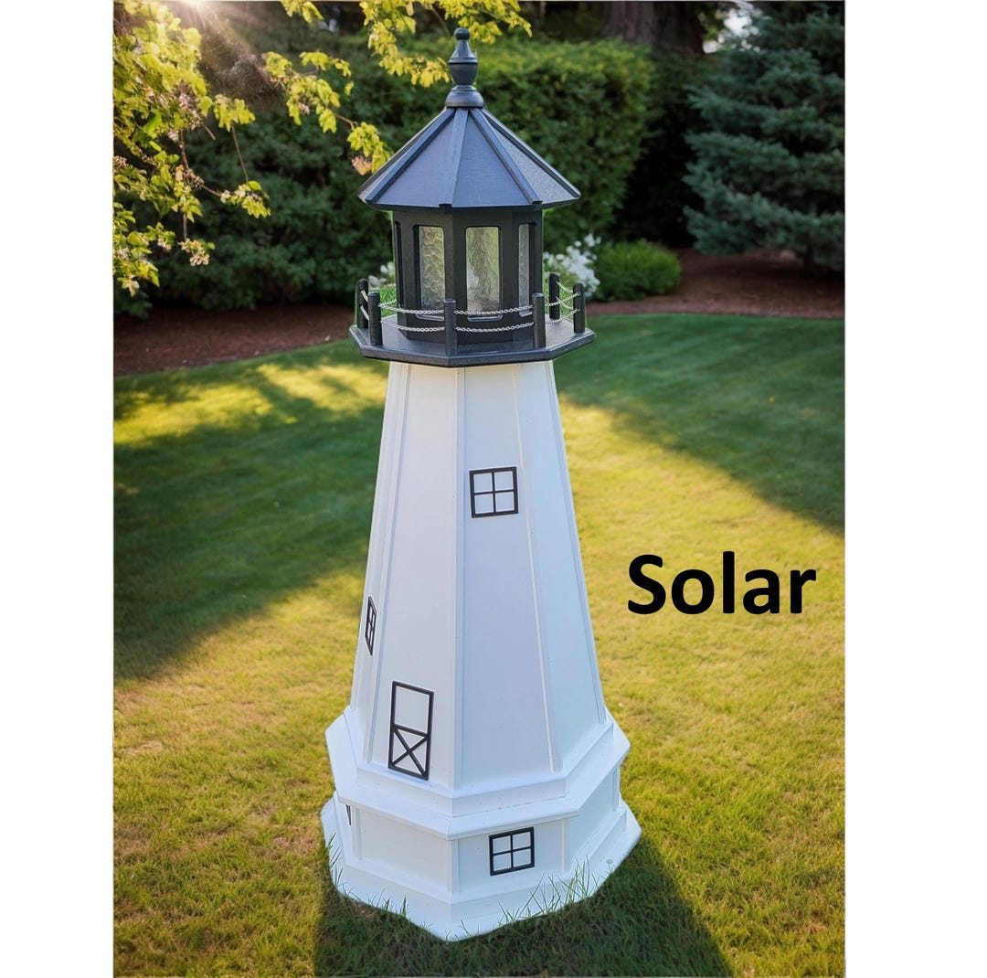 Lighthouse Decor Yard Garden Decoration Outdoor Landscape Cape Cod ...