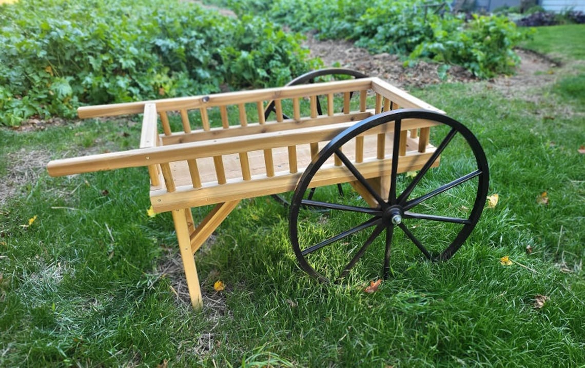 Peddler Cart - Vending Cart - Decorative - Fruit Cart- Amish Handmade ...