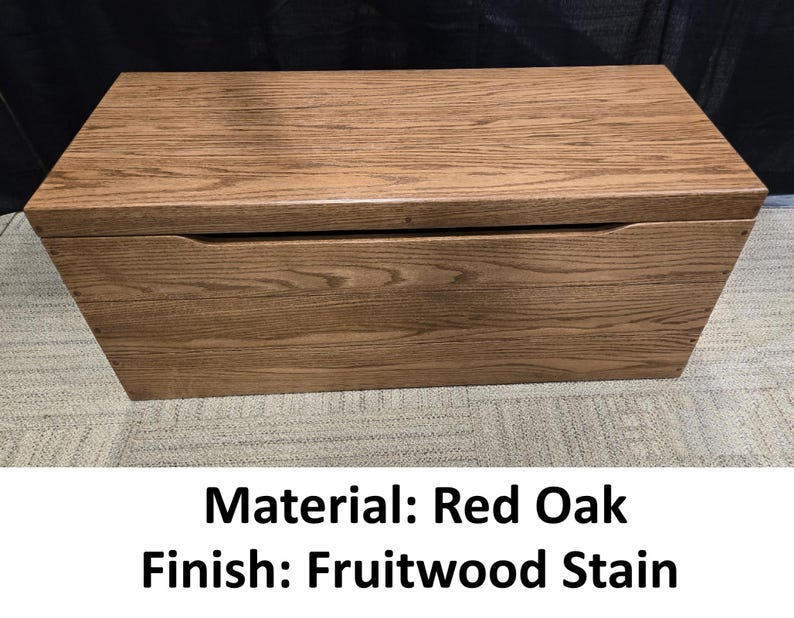 Amish Handmade Trunk - Toy Box - Storage Box - Vintage Chest Box ...
