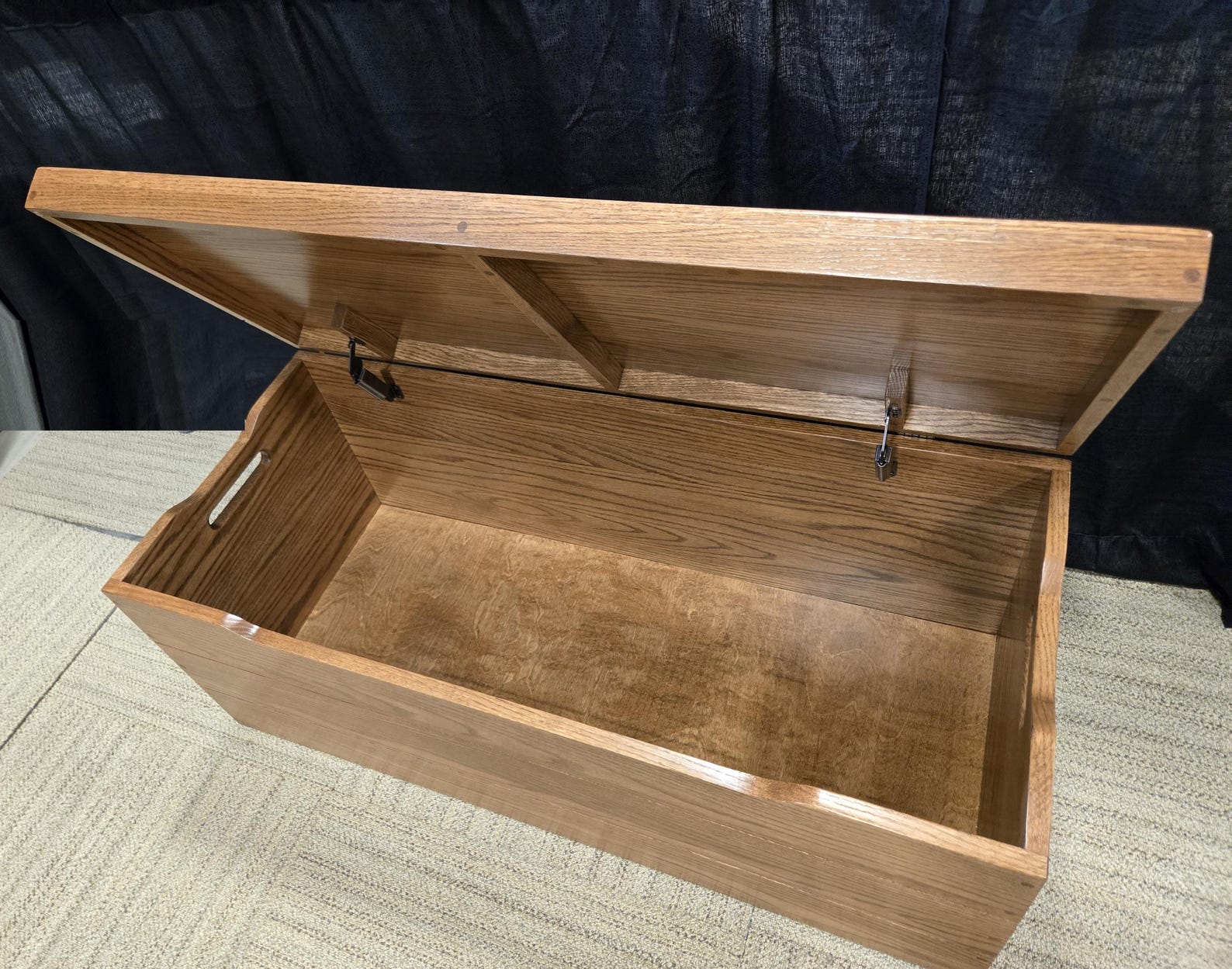 Amish Handmade Trunk - Toy Box - Storage Box - Vintage Chest Box ...