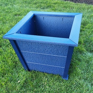 Planter Box - Garden Planter Box - Square Patio Planter - Rustic ...