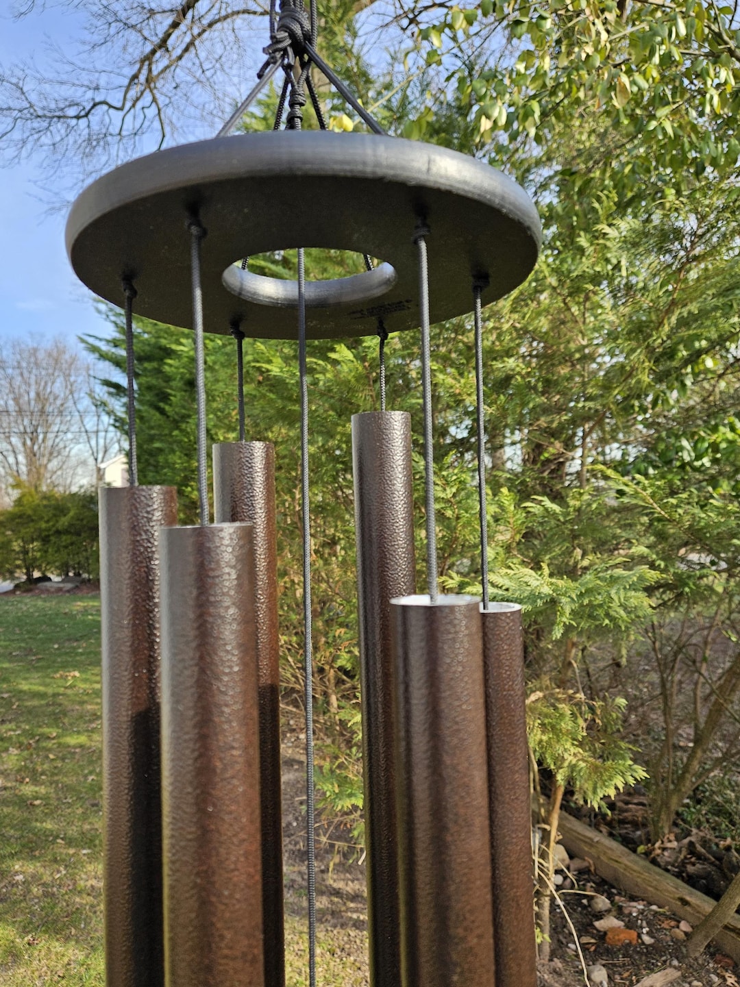 37"-53" Wind Chimes Amish Handmade - Aluminum Tubes - Gifts - Sound ...