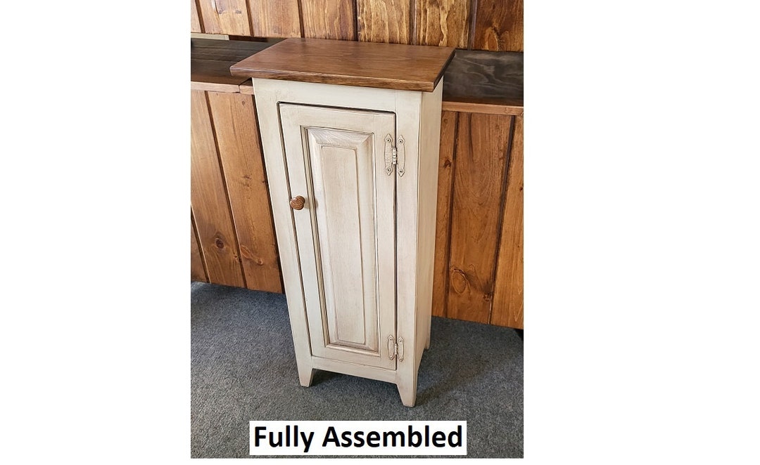 Pantry Cabinet - Amish Furniture - Farmhouse Jelly Cabinet - Kitchen ...