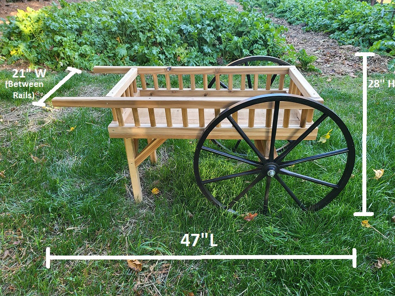 Peddler Cart - Vending Cart - Decorative - Fruit Cart- Amish Handmade ...